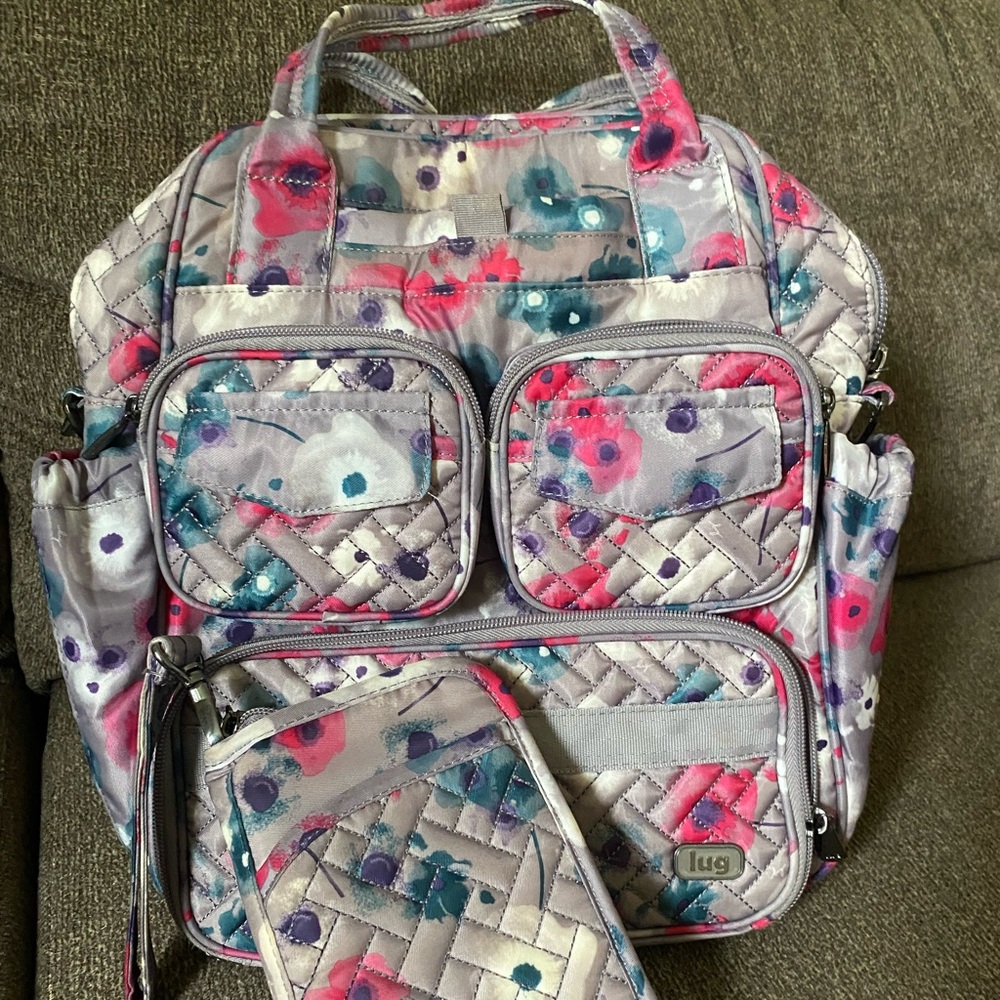 Lug Og Puddle Jumper Mini And Tandem Zip Wallet - Gem